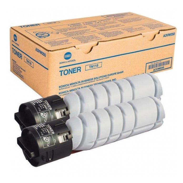 KM Toner TN-118 - 1 boca (A3VW050)