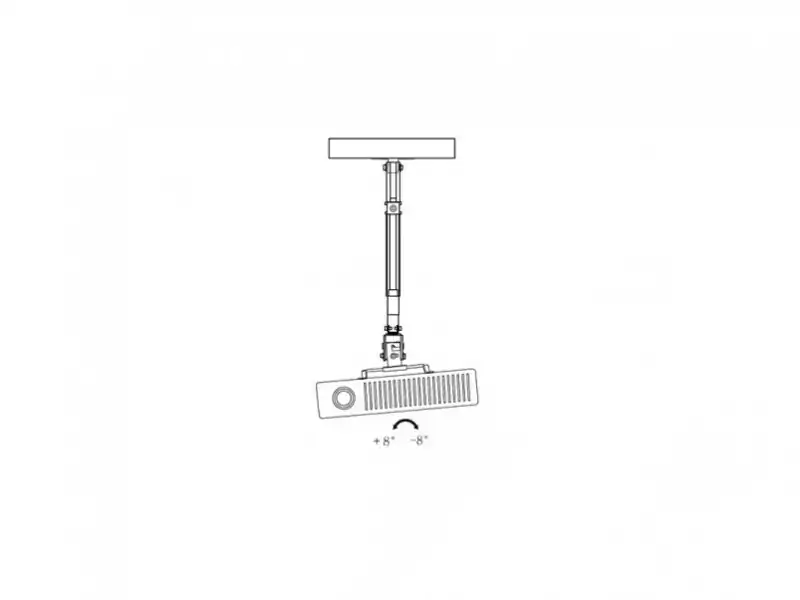 XSTAND NOSAC ZA PROJEKTORE /PLAFONSKI/KOREKCIJA VISINE 45-65CM/ NAGIB +15~ -15°/OKRET +8~ -8°/DO 20KG