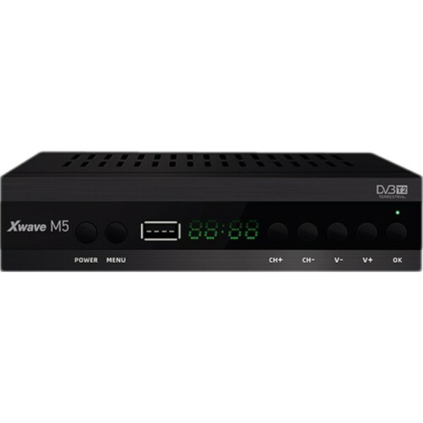 Xwave DVB-T2 Set Top Box M5, LED/SCART/HDMI/RF/USB, media player, metalno kućište