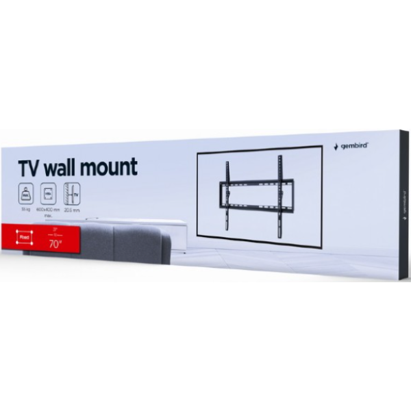 WM-70F-03 Gembird TV nosac fiksni 37-70 VESA max.60x40cm max 35kg