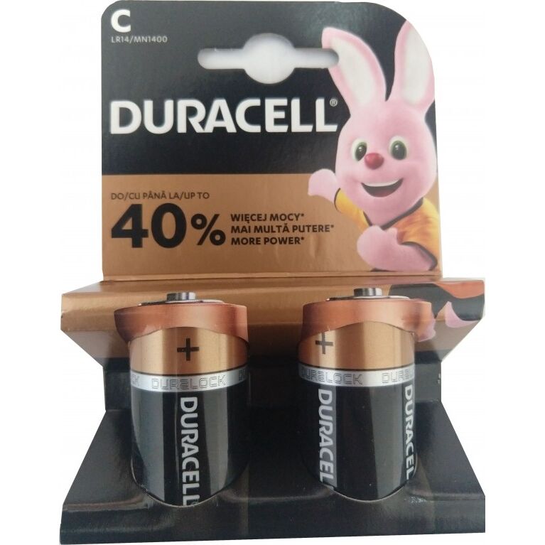 Duracell Tip C 1.5V LR14 MN1400, PAK2 CK, ALKALNE baterije