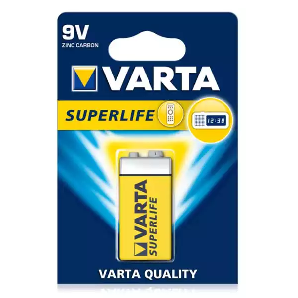 Baterija Varta 6F22 Superlife 9V, nepunjiva