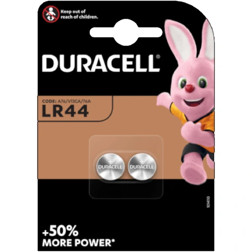 Baterija Duracell alkalna LR44 HSDC (pak 2 kom)