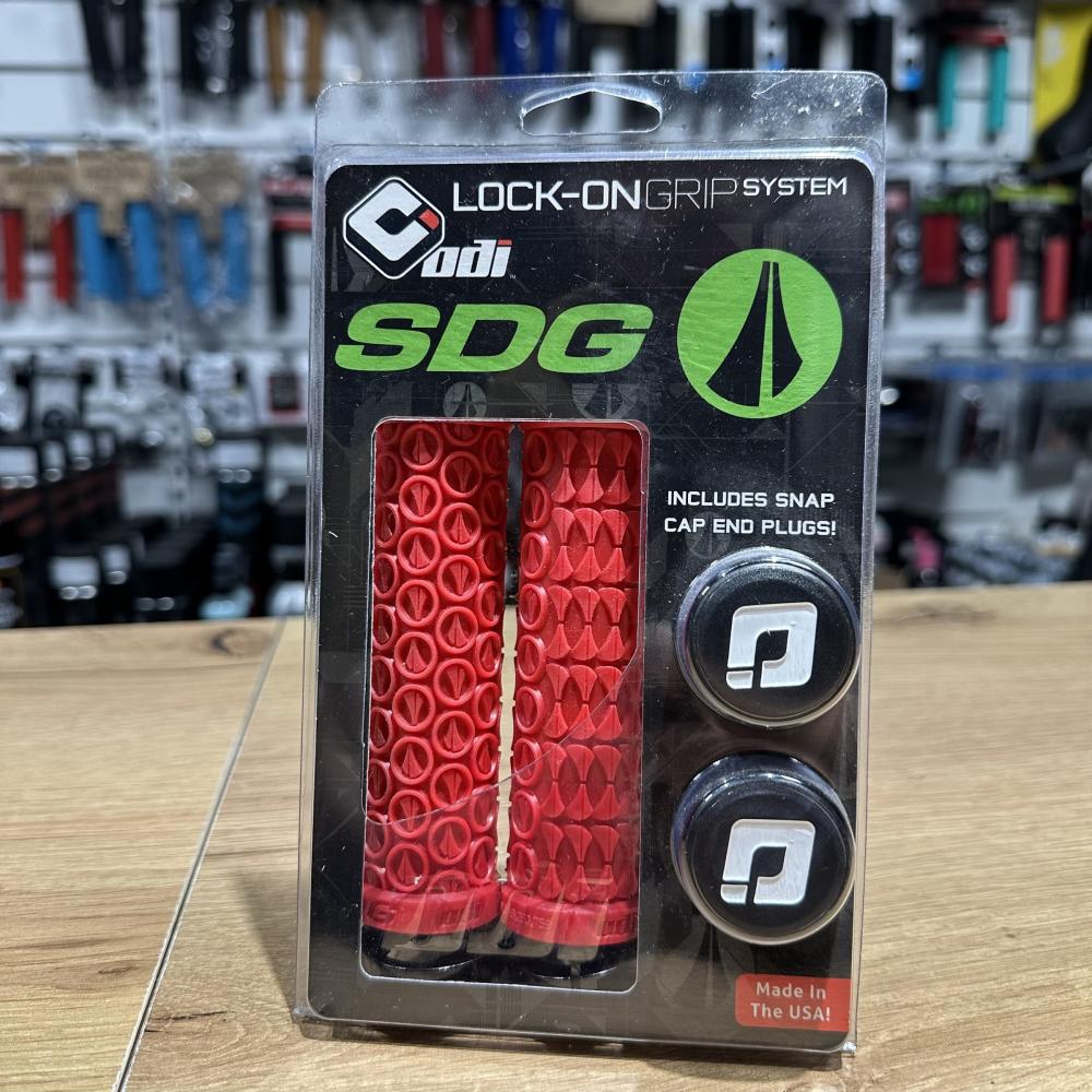 Gripovi ODI SDG Lock On Bright Red