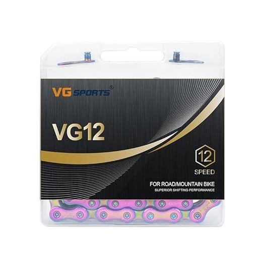 VG 12 Speed Bike Chain, Titanium rainbow