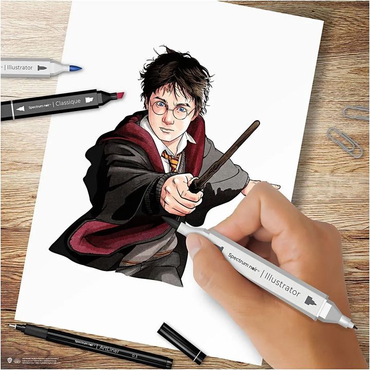 Ilustracija art kit HARRY POTTER