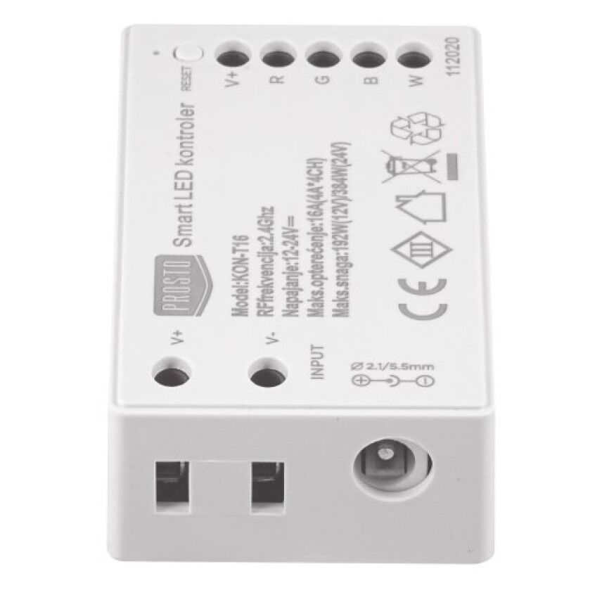 Wi-Fi smart LED kontroler RGBW 192W KON-T16/N