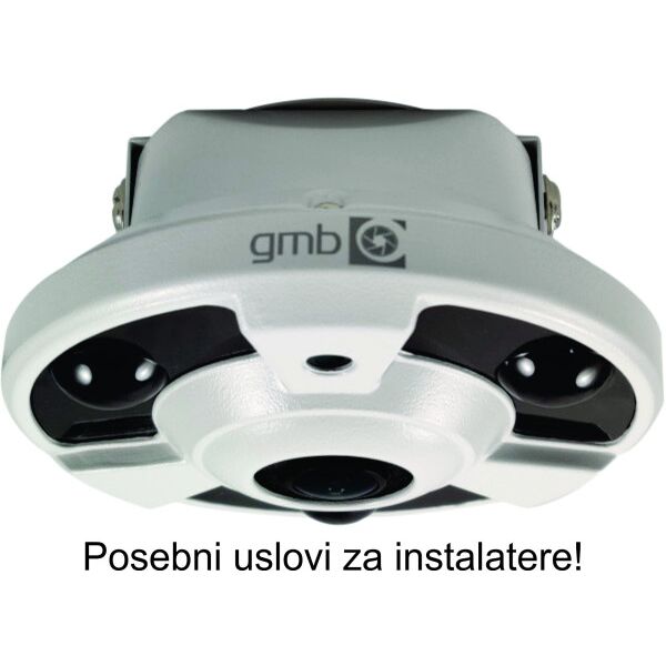 CAM-IP8MP-SKY30 GMB kamera 8 mpix Fish ip camera 360 stepeni 1.8mm 20m, POE