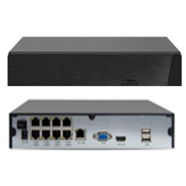 NVR-P3008QT-POE 8CH GMB 8 kanala do 8 megapiksela H.265 XMEYE App Onvif P2P, iCloud do 6TB, POE