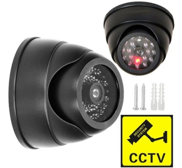 Lazna kamera CD-4 CCTV Dummy na baterije 3xAAA, LED