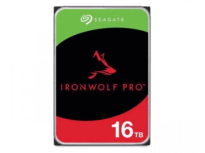 SEAGATE 16TB 3.5” SATA III 256MB 7200RPM ST16000NT001 IRONWOLF PRO HARD DISK