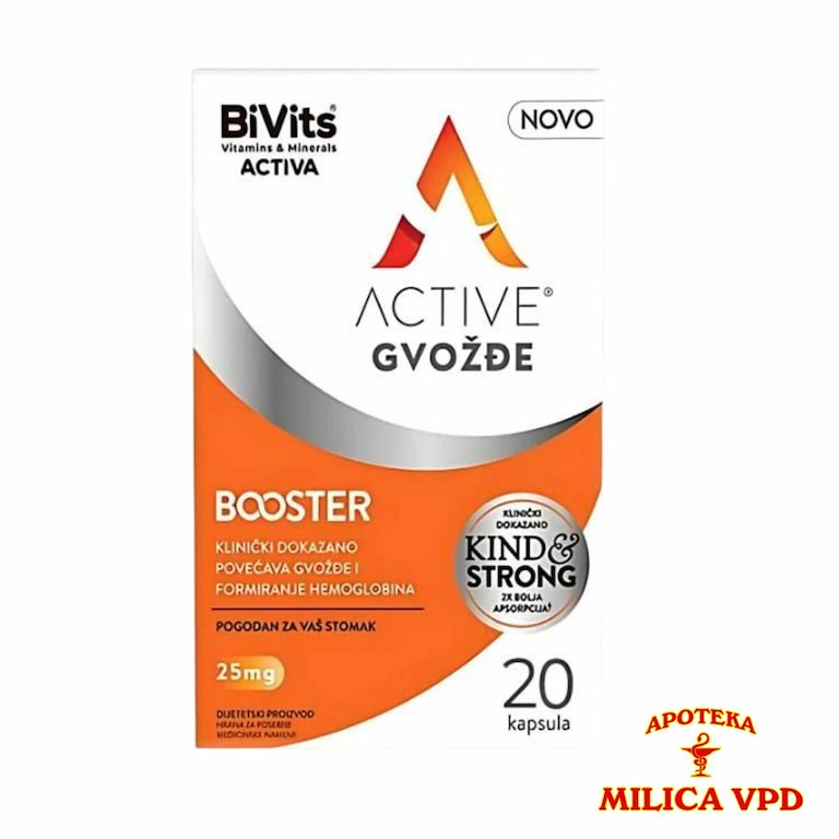 Bivits Activa gvožđe booster 20 kapsula