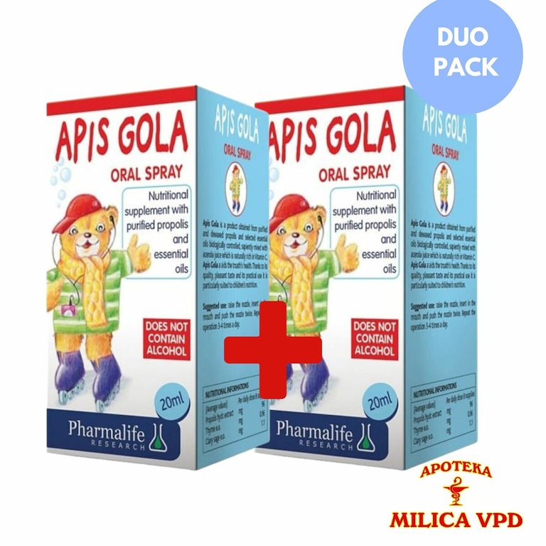 Apis gola sprej 2X 20ml DUO PACK