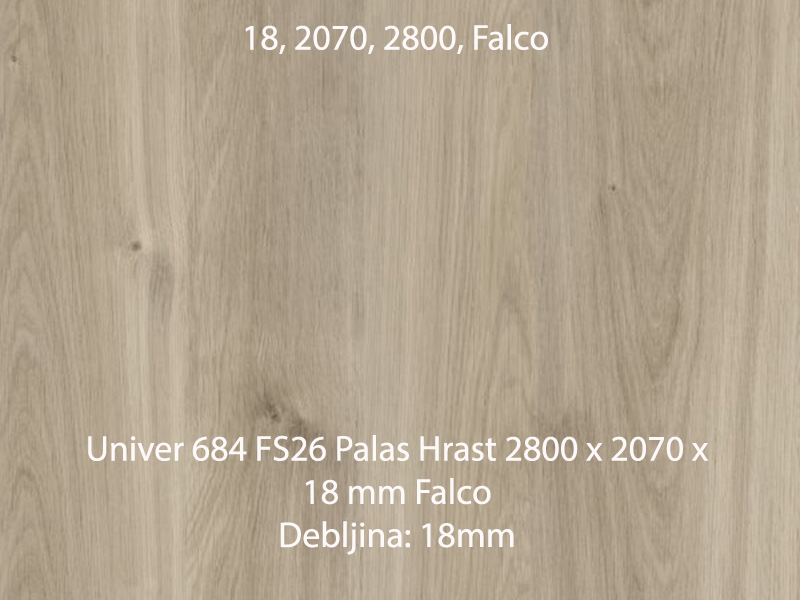 Onlinenamestaj 684 FS26 Palas Hrast