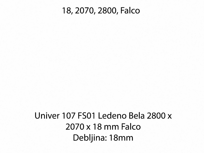 Onlinenamestaj 107 FS01 Ledeno Bela
