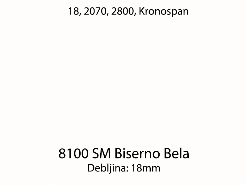 Onlinenamestaj 8100 SM Biserno Bela