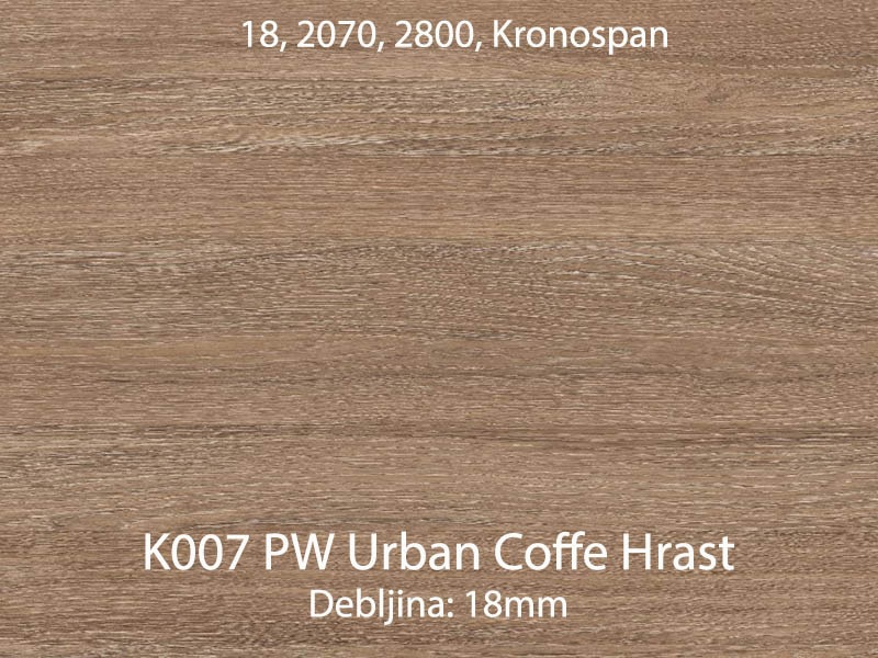 Onlinenamestaj K007 PW Urban Coffe Hrast