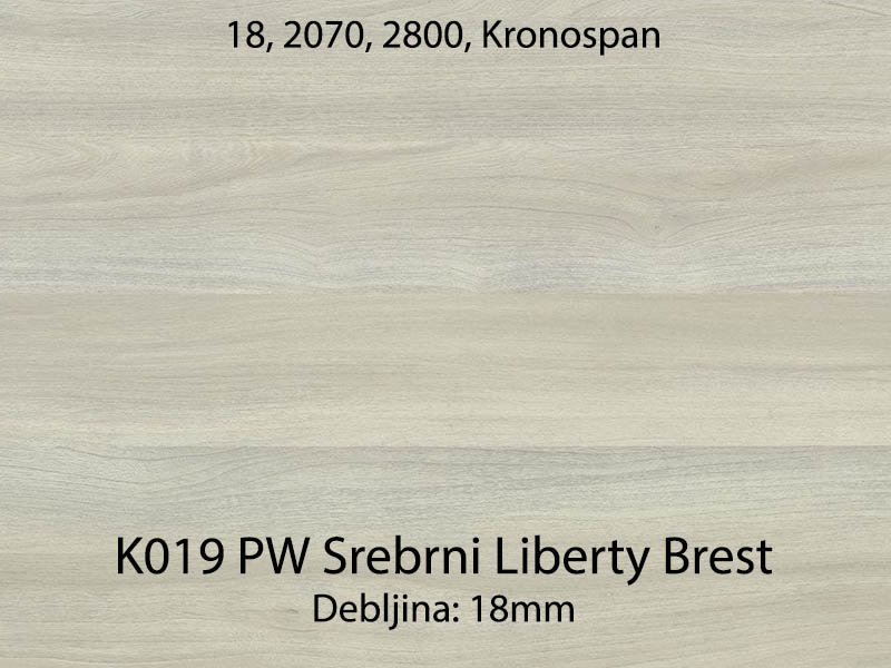 Onlinenamestaj K019 PW Srebrni Liberty Brest