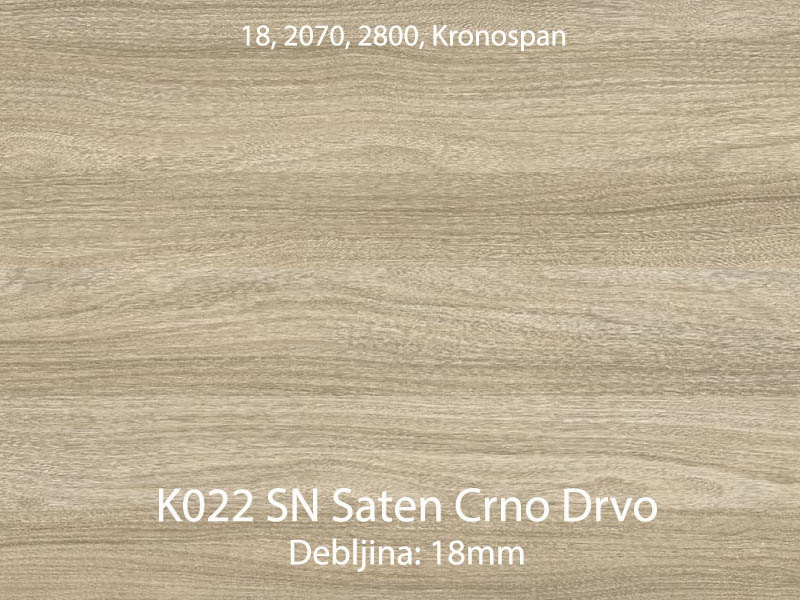 Onlinenamestaj K022 SN Saten Crno Drvo