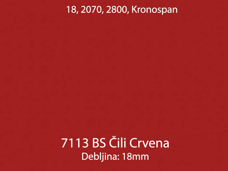 Onlinenamestaj 7113 BS Čili Crvena