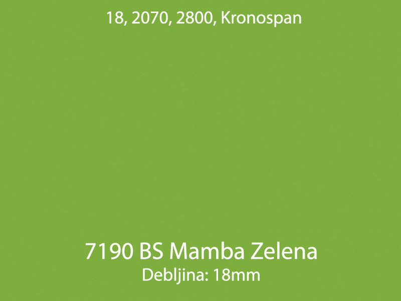 Onlinenamestaj 7190 BS Mamba Zelena