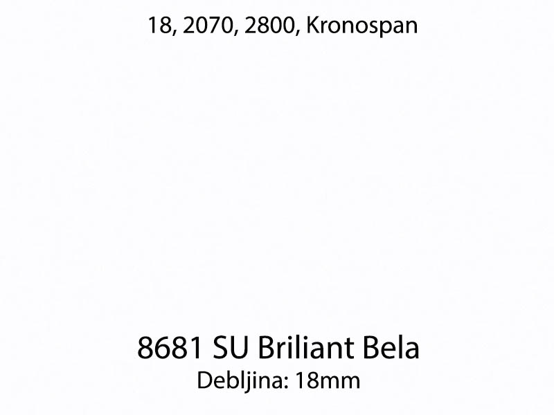 Onlinenamestaj 8681 SU Briliant Bela