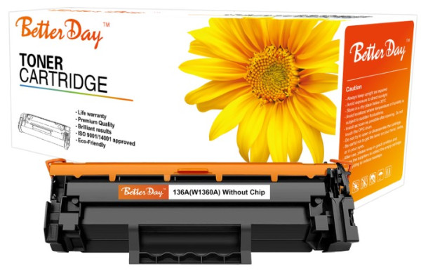 TONER BETTERDAY 136A, W1360A ZAM. KASETA ZA HP 1.15K (BEZ CIPA)