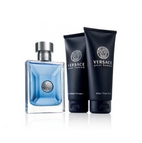 Versace Set Pour Homme M 50ml edt + 50ml SG + 50ml Shampoo