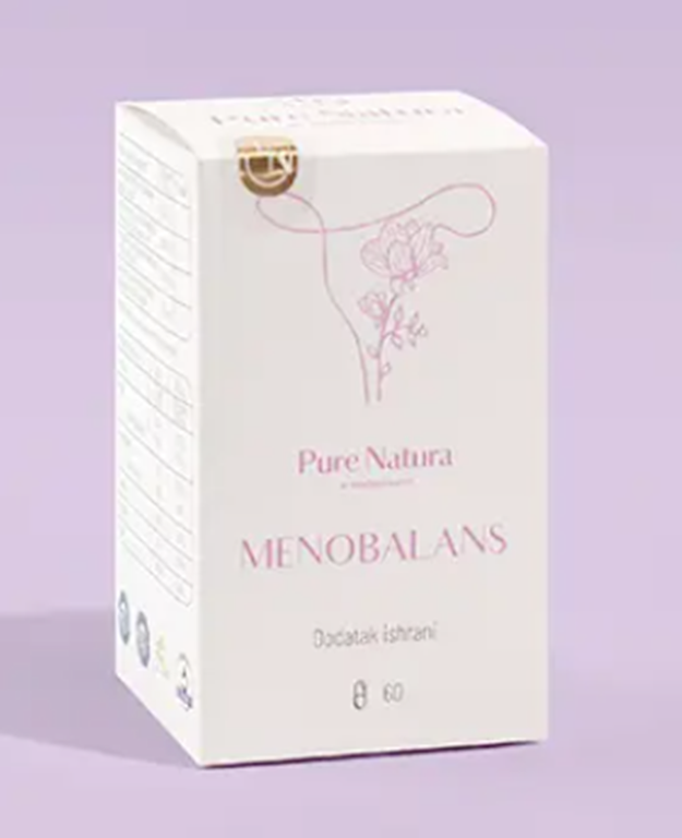 MENOBALANS 60 KAPSULA ZA MENOPAUZU PURE NATURA