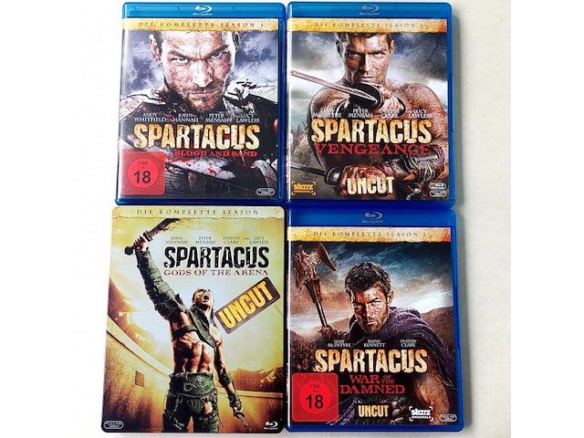 Spartacus + Spartacus: Gods of the Arena [Blu-Ray]