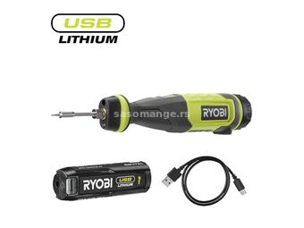 RYOBI Kompaktna aku lemilica USB Lithium 4V (2/0 Ah) RSI4-120G