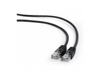 Gembird Patch Cable, U/UTP Cat.5e, Black, 3m