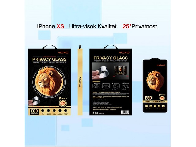 MOXO iPhone XS Zaštitno Staklo