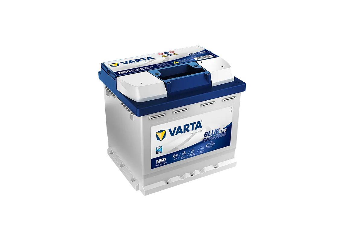 Varta 50Ah Blue Dynamic N50 EFB D+ N50 12V 550A - 207X175X190 550500055