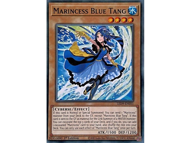 Marincess Blue Tang - Yu-Gi-Oh! karta (Yugioh karte)