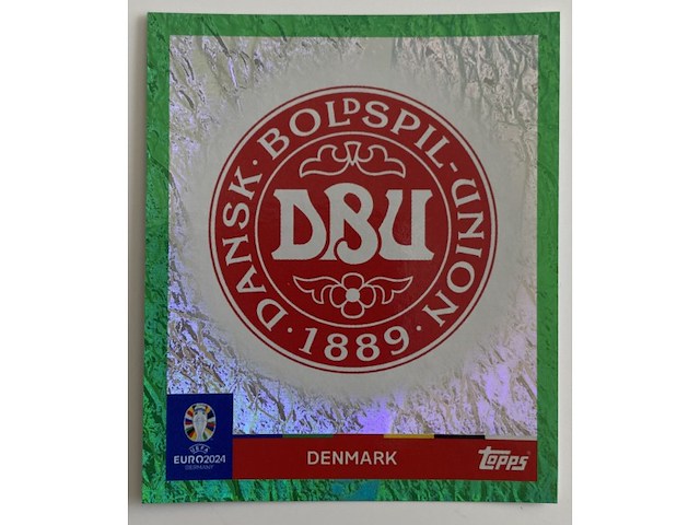 EURO 2024 Germany Topps DEN1 zelena paralela