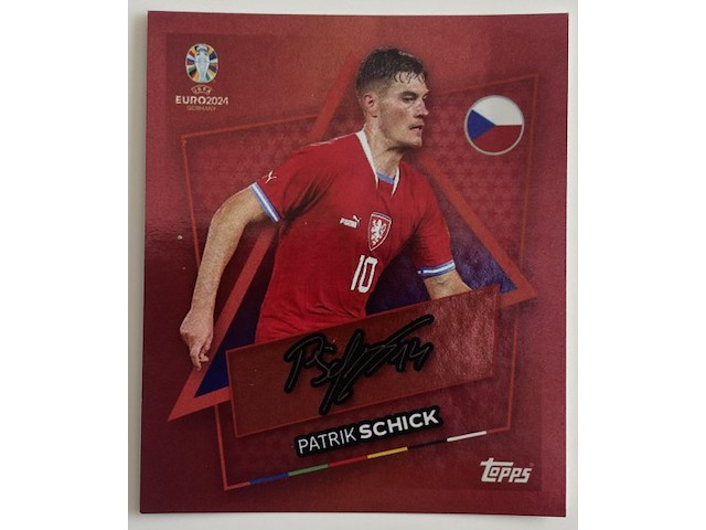 EURO 2024 Germany Topps SP CZE SWISS sličica RETKO