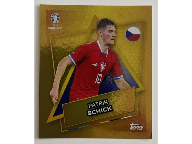 EURO 2024 Germany Topps SP CZE zlatna sličica