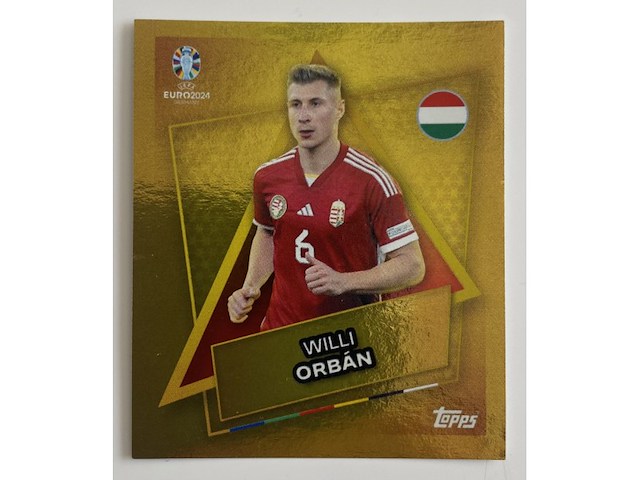 EURO 2024 Germany Topps SP HUN zlatna sličica