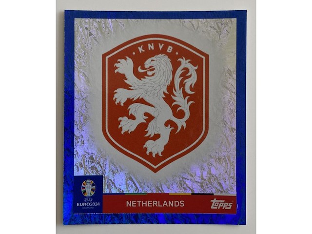 EURO 2024 Germany Topps NED1 plava paralela