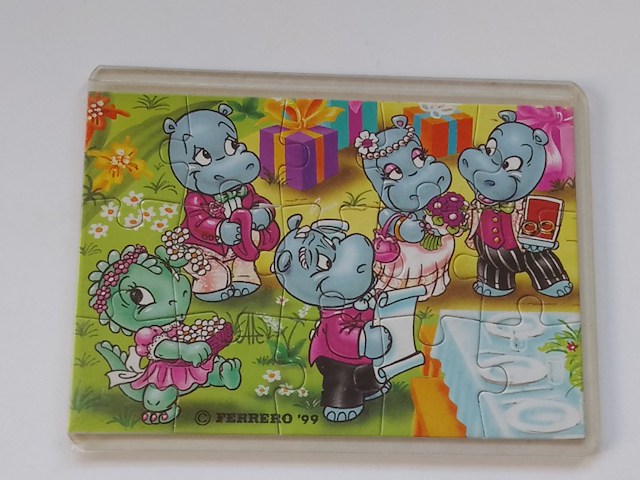 Puzzle hippo hochzeit iz 1999-1