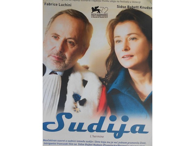 Sudija - filmski plakat - kao nov