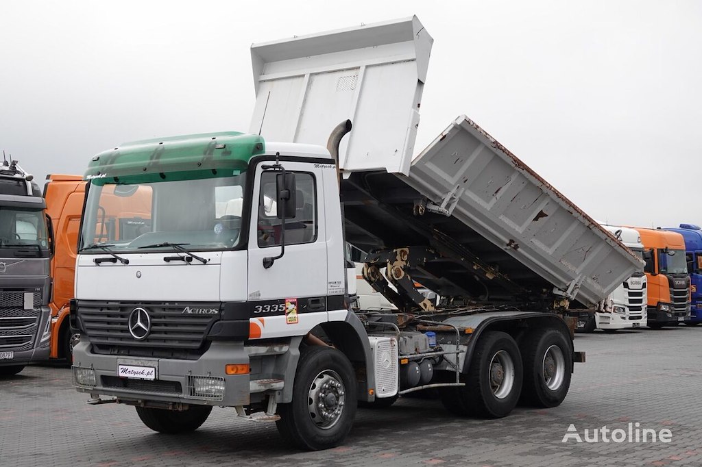 Mercedes-Benz ACTROS 3335 / 6x4 / WYWROTKA / EPS + SPRZĘGŁO / BORDMATIC / HYD kiper