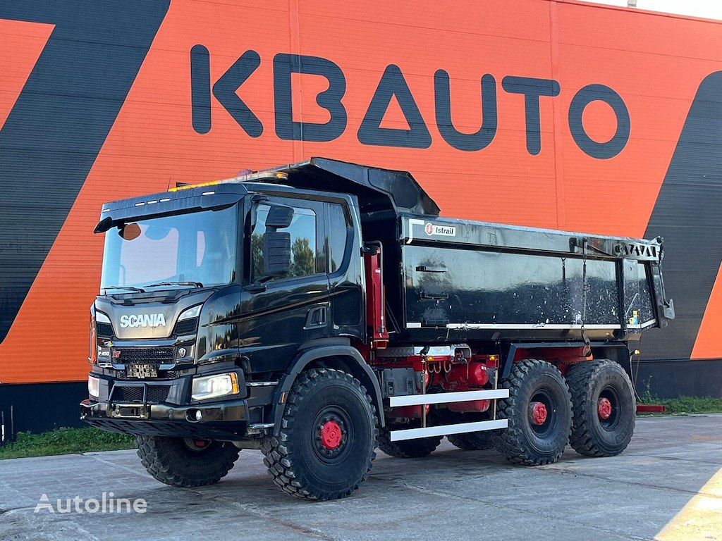 Scania P 450 XT 6x6 RETARDER / FULL STEEL / DRUM BRAKES / BIG AXLES / B kiper