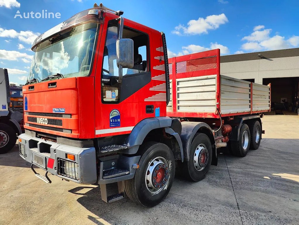 IVECO Eurotrakker 340 E 37 H 8X4 3S Kipper / Tr!i-Benne kiper