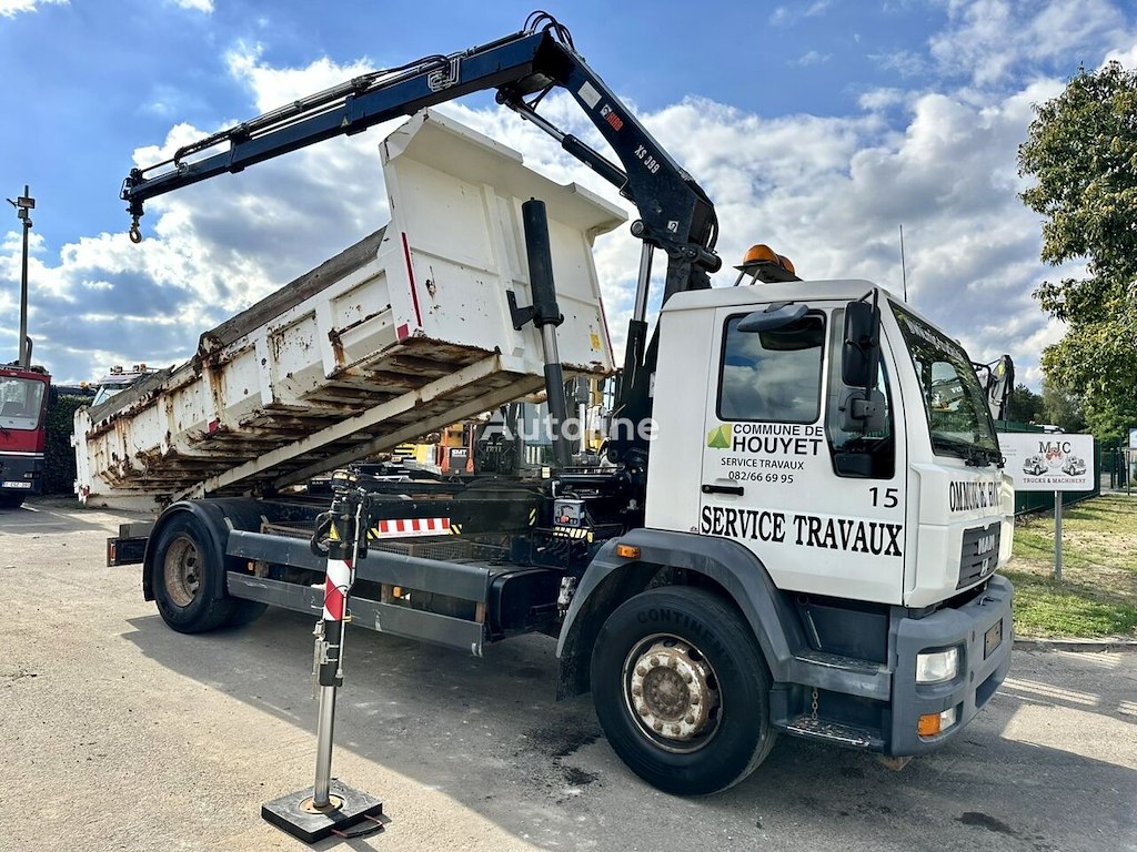 MAN LC 18.280 18T 4x2 TIPPER + CRANE (2018!!!) HIAB 099 E-2 DUO (921 kiper