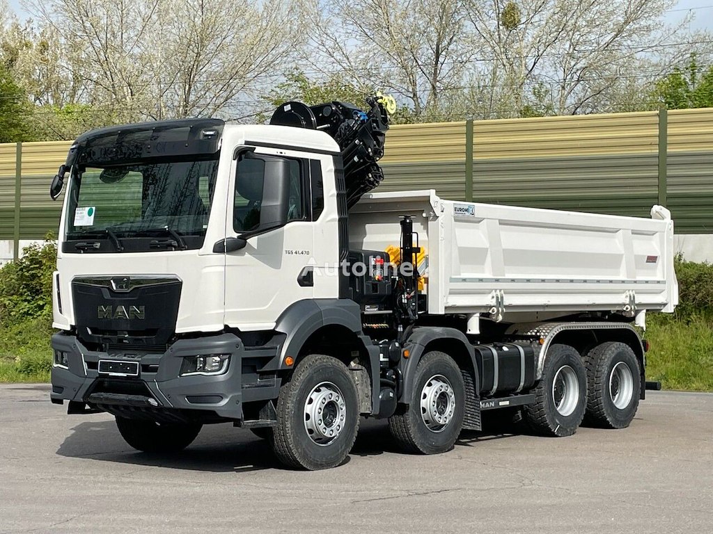 Novi MAN TGS 41.480 8x4/Euro6e Euromix Kipper Hiab 228-6 kiper