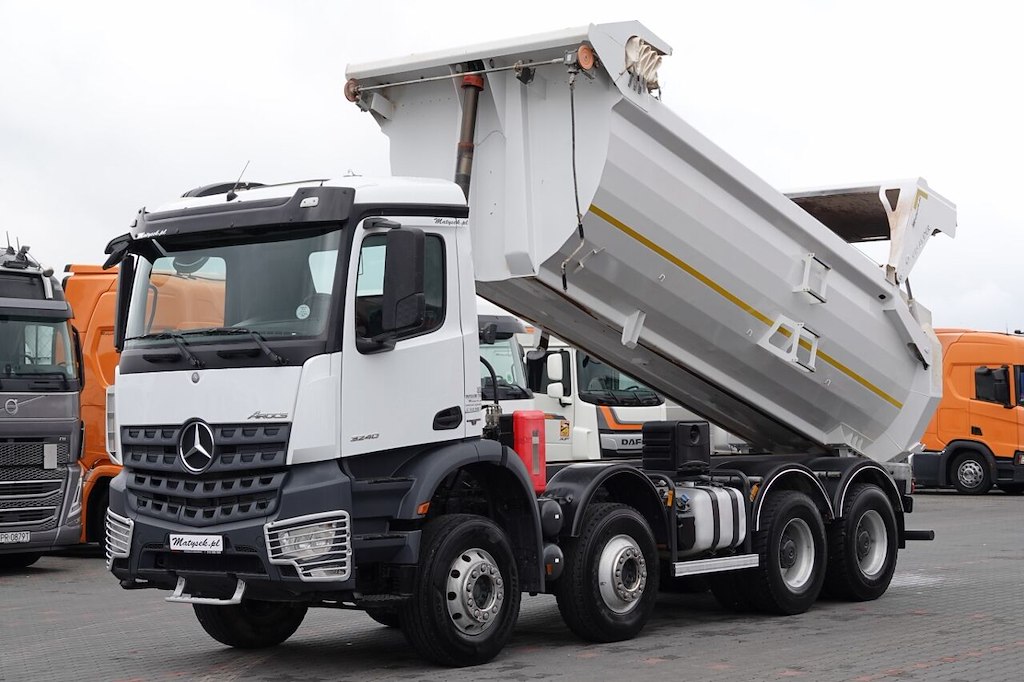 Mercedes-Benz AROCS 3240 / 8x4 / WYWROTKA TYLNOZSYPOWA / ŁADOWNOŚĆ: 19500 KG / kiper