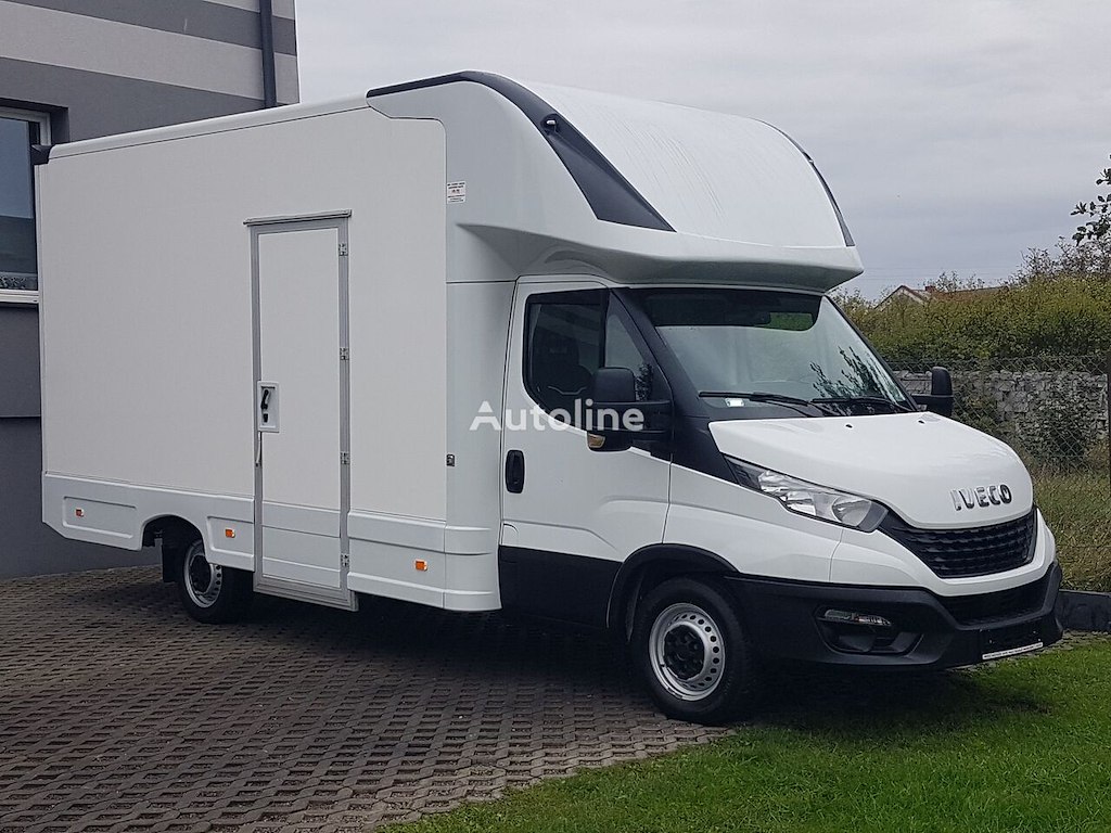 IVECO DAILY KONTENER NISKOPODŁOGOWY 4,43x2,23x2,42 SKLEP FOODTRUCK BAR prodajni kamion < 3.5t