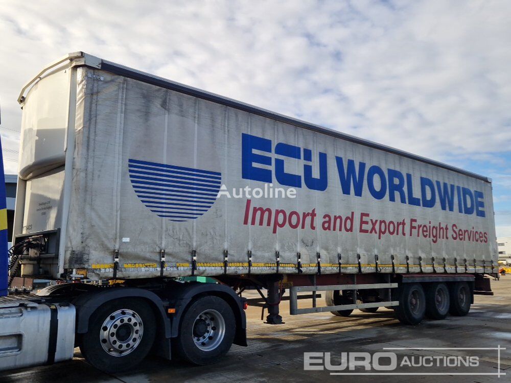 Prodaje se SDC Tri Axle Curtainsider Trailer poluprikolicu sa kliznom ceradom na aukciji